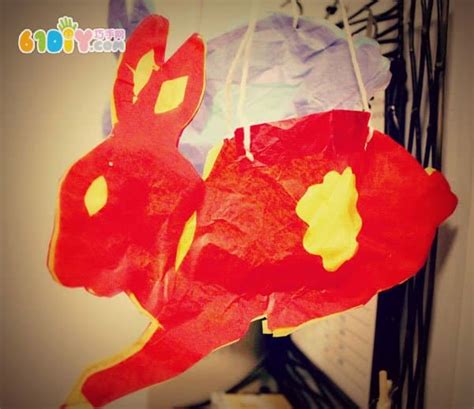 中秋节手工制作兔子灯 综合其它 巧巧手幼儿手工网