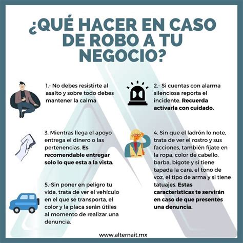 ¿qué Hacer En Caso De Robo A Tu Negocio Alterna It Tips Robo