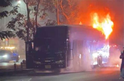 Tour Bus Catches Fire In Pak Chong Bangkok Post Learning Learn