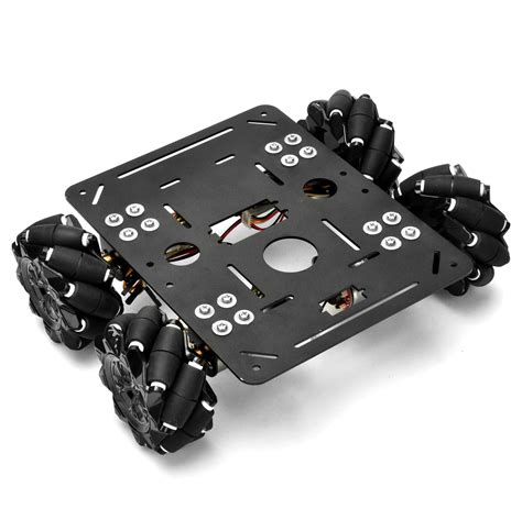 mecanum wheel robotic car metal chassis for arduino raspberry pi or