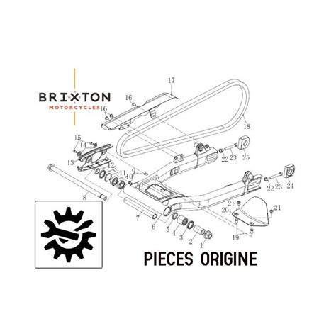 Azmotors Pieces Origine Brixton Neuve Pour Moto Quad Scooter