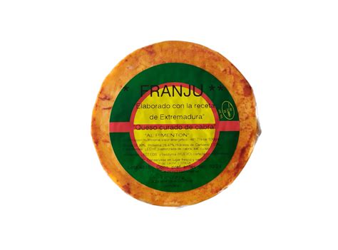 Queso Curado de Cabra Al Pimentón Embutidos Franju