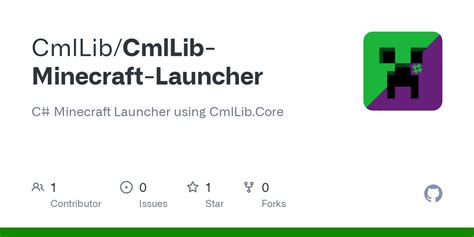 GitHub CmlLib CmlLib Minecraft Launcher C Minecraft Launcher Using CmlLib Core