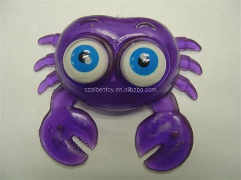 Squeezable Crab Toy Stretchy Crab Squeezable Bug Eyed Crab Toy Buy