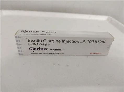 Ip 100iu Ml Insulin Glargine Injection At Rs 950 Box इंसुलिन इंजेक्शन