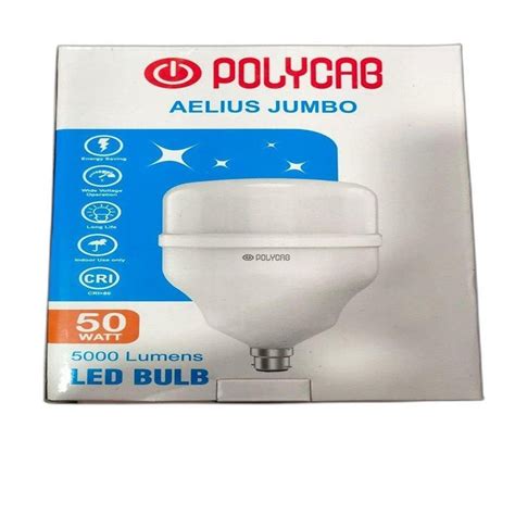 Ceramic W Polycab Aelius Jumbo LED Bulb Warm White At Rs Piece In Bhadrachalam