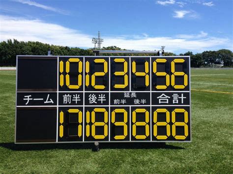 スコアボード得点板 ラグビー サッカー アメリカンフットボール スコアボード 得点板 デジタル表示