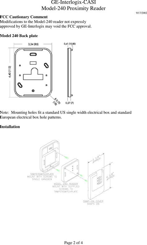 Deister Electronic MODEL Proximity Reader User Manual