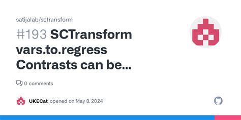 Sctransform Varstoregress Contrasts Can Be Applied Only To Factors