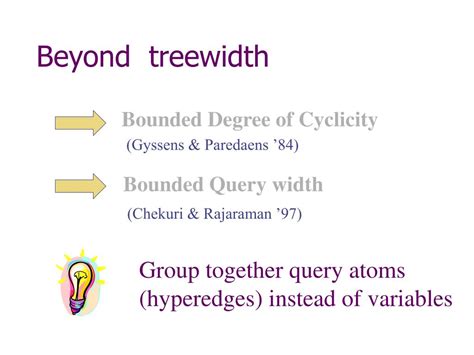 Ppt Answering Queries And Hypertree Decompositions Powerpoint