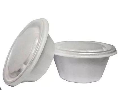 Pote Térmico Cumbuca De Isopor Caldos Sopas Açai Com Tampa 200ml 100