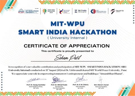 Soham Patil On Linkedin Mitwpu
