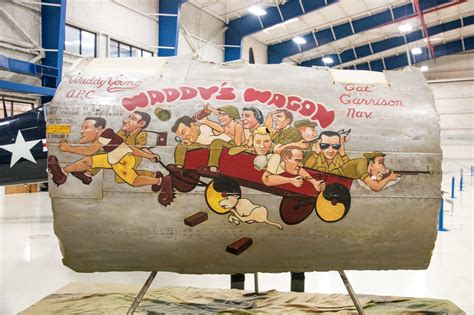 The Crew Waddys Wagon Posing To Match Their Motif 1944 R