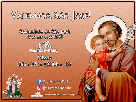 19 De Março Solenidade De São José Convento Da Penha