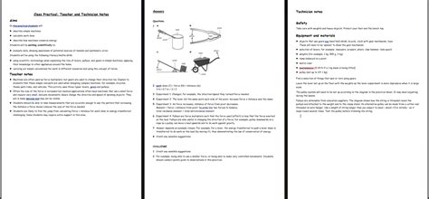 Energy Transfer Forces KS3 Activate Science Teaching Resources