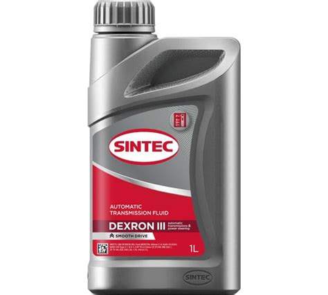 Масло Sintec ATF III Dexron 1 л 324717 - выгодная цена, отзывы ...