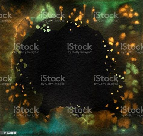 밝은 그린 수채화 텍스처입니다 손으로 그린 배경 텍스트 장소 0명에 대한 스톡 사진 및 기타 이미지 0명 거친 거친 필름 효과 Istock