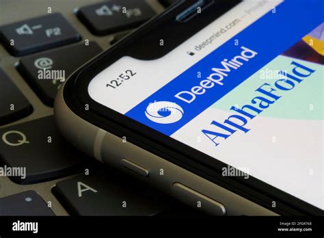 Deepmind And Alphafold Logos On The Deepmind Website Alphafold Is An Ai Program Developed By