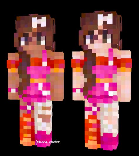 Lesbian Pride Month Minecraft Skin