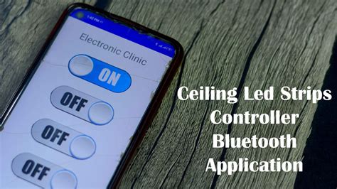 Bluetooth Controlled Ceiling LED Strip Lights Vac Led Strip Bluetooth Controller