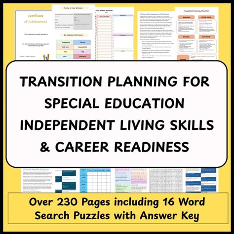 Transition Planning For Sped Independent Living Skills And Career Readiness
