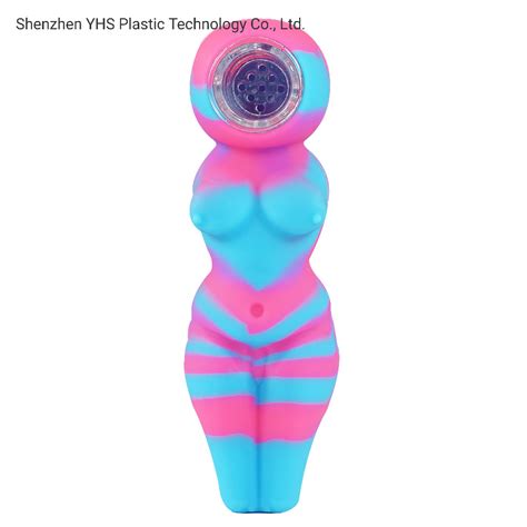 China Wholesale Colorful Design Sexy Hand Pipe Smoking Silicone Pipe
