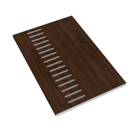 Freefoam Rosewood 10mm Upvc Vented Soffit Board 5m