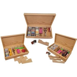 Thread Box Bobbin Organizer Cross Stitching Storage Etsy