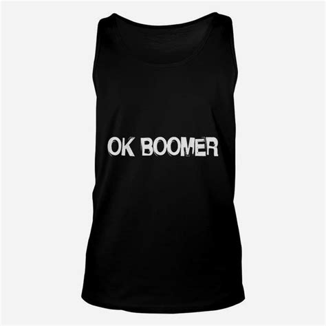 Funny Ok Boomer Meme Gen Z Millenial Unisex Tank Top Seseable