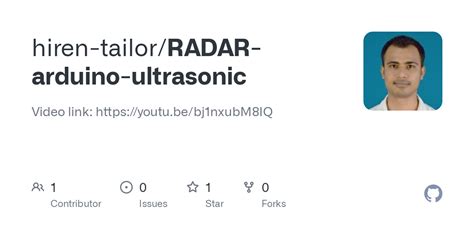 GitHub Hiren Tailor RADAR Arduino Ultrasonic Video Link Https Youtu Be Bj NxubM IQ