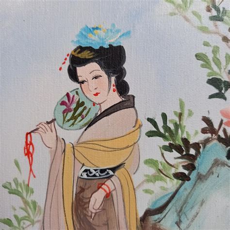 Get 중국 미녀 여인 그림 유화 작가 작품 갤러리 프리즈 키아프 엔틱 On Bunjang Boost Your K Goods