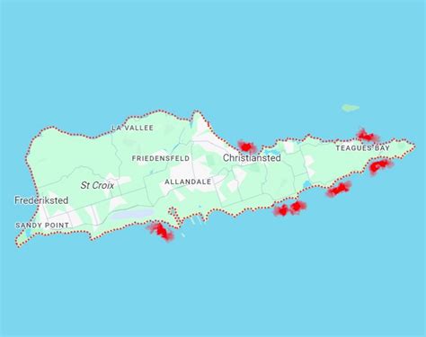 Sargassum St Croix 2025 Forecast Map Villa Margarita St Croix USVI