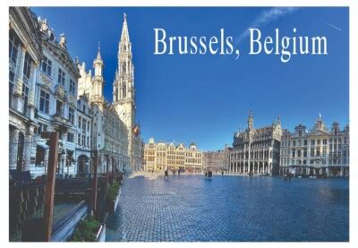 Brussels Grand Place Belgium Capital City Souvenir 2 X 3 Fridge