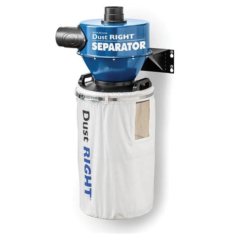 Dust Right 4'' Wall-Mount Cyclone Dust Separator - Rockler