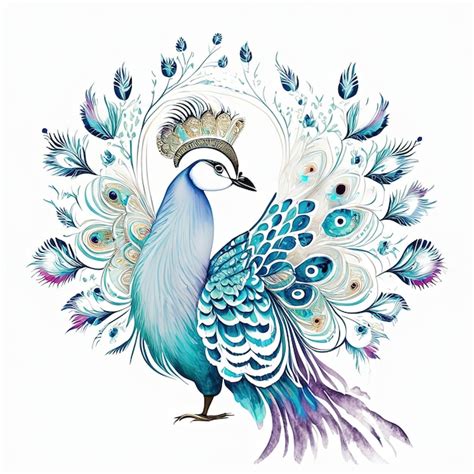 Premium Ai Image A Beautiful Peacock