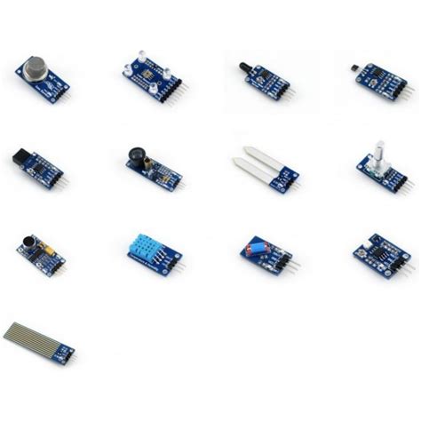 Sensors Pack Стартовый набор датчиков для Arduino проектов 13 датчиков Waveshare купить оптом