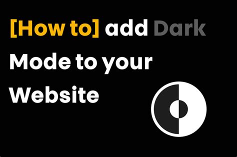 Add Dark Mode To Website In Steps With Css Fisnik Deshishku
