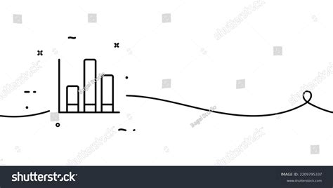 Bar Chart Line Icon Statistics Diagram Stock Vector Royalty Free 2209795337 Shutterstock