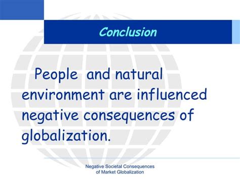 Consequences Of Globalization Ppt