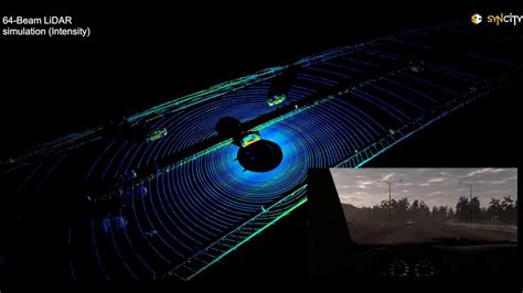 Fast Motion Lidar And Rgb Simulation Youtube