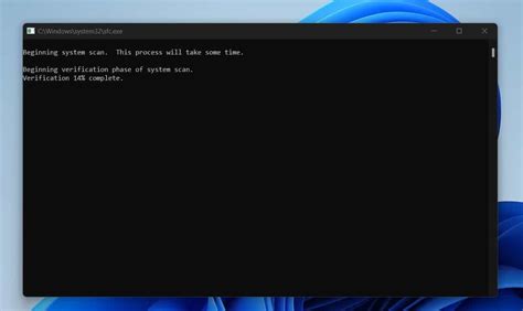 sfc system file checker command explained