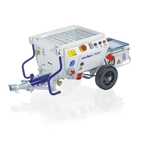 P20v Mortar Render And Plaster Pump Spraying Machine Hire And Sales