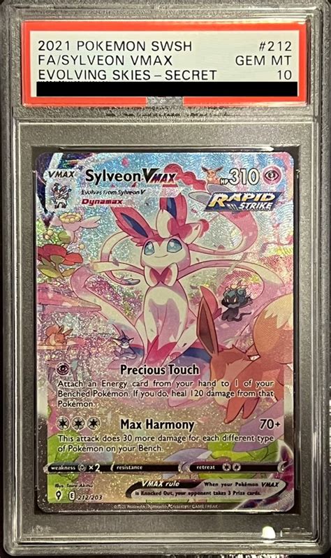 Sylveon VMax Evolving Skies PSA Alternate Art Hobbies Toys Toys Games On Carousell