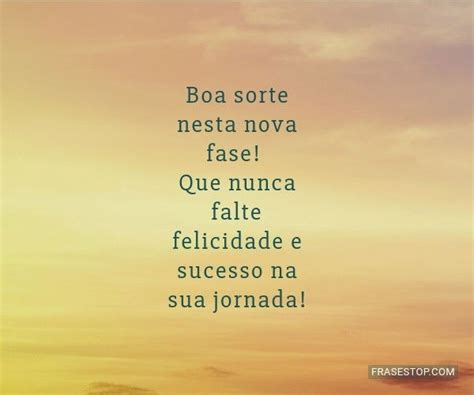 Frases De Boa Sorte FrasesTop