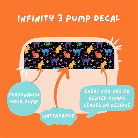 Infinity 3 Pump Sticker Tubie Life Pump Decal For Nutricia And Moog