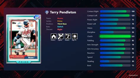 Terry Pendleton 95 Prime Mlb The Show 25
