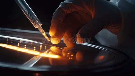 Scientist Conducting Experiment Precision Instrument Stock Photos