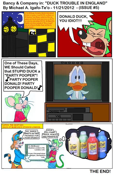 Bancy Comics Presents Duck Trouble In England By Bancytoongeek1994 On