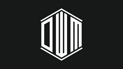 letters dwm monogram name initials logo design template 13038858 vector art at vecteezy