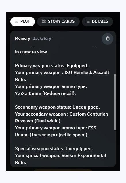 Testing Inventory System Using The Memory R Aidungeon